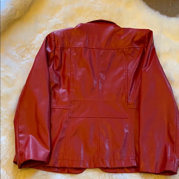 Mountain Lake | Jackets & Coats | Red Non Leather Jacket | Poshmark